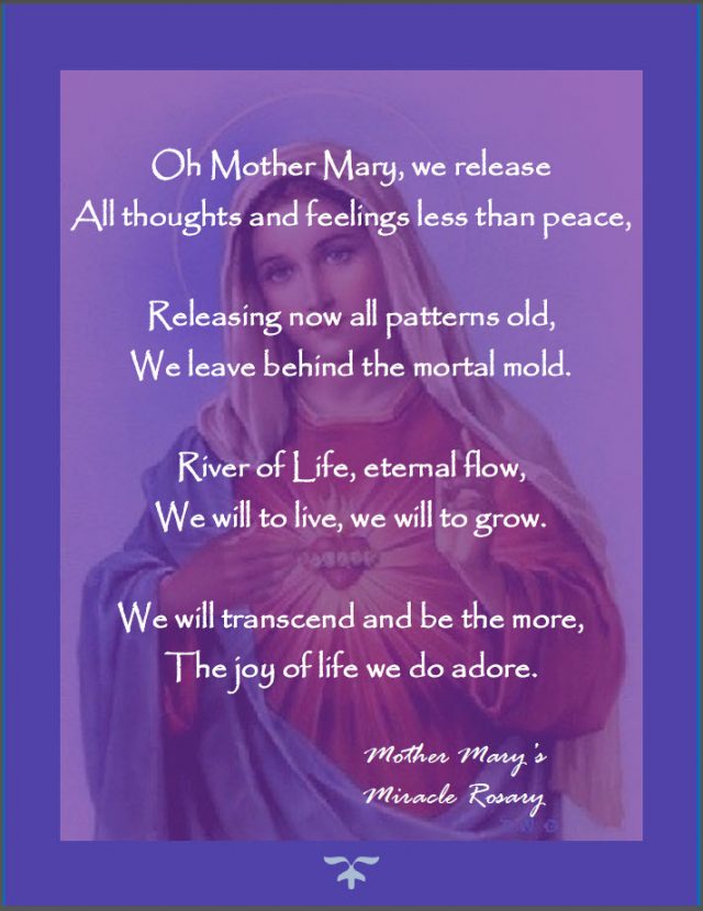 Mother Mary’s Miracle Rosary for the Aquarian Age – Physically Immortal